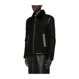 Paul Smith Homme, Vestes, Noir, Taille: M Veste en peau lainée coupe classique