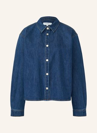 Comma Comma Jeansbluse blau