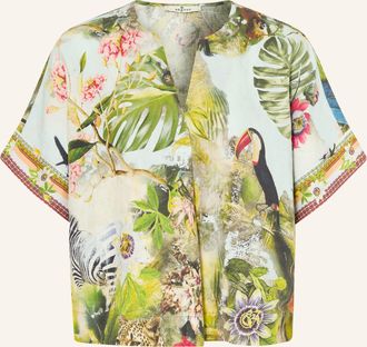 Angoor Angoor Blusenshirt Aus Leinen blau