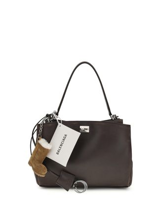 Balenciaga Womens Shoulder Bag Rodeo Espresso Leather Calf (bos Taurus)
