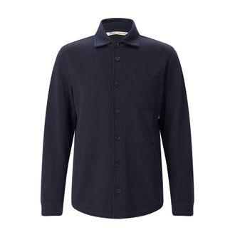 Maurizio Baldassari Surchemise en laine - Homme - Vestes - Bleu - Taille: L