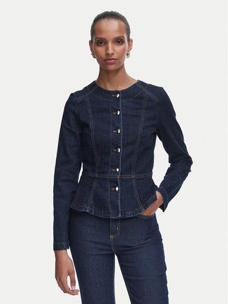 Rinascimento Rinascimento Jeansjacke CFC0129939003 Dunkelblau Slim Fit