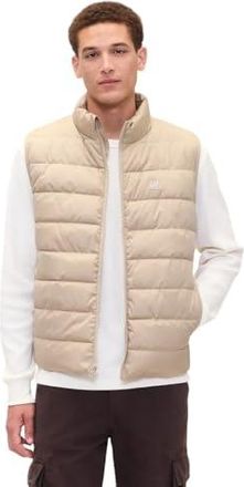 GAP Gilet bouffant l&eacute;ger avec logo pour homme, kaki, Small