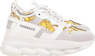 Versace Homme, Chaussures, Blanc, Taille: 43 1/2 EU Slippers
