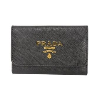 Prada Pre-owned Saffiano Leder Schl&uuml;sselm&auml;ppchen - - Pre-owned - Damen - Schwarzk - ONE SIZE