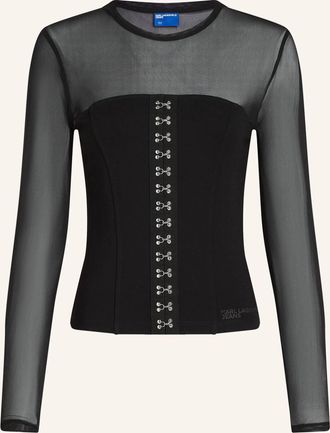 Karl Lagerfeld Karl Lagerfeld Jeans Top schwarz