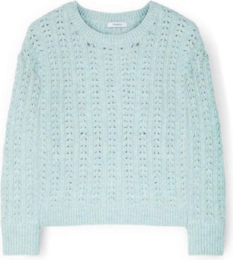 Motivi Femme, Pulls, Bleu, Taille: 42 FR Maille Perfor&eacute;e