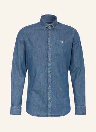 Barbour Jeanshemd Crest Tailored Fit blau