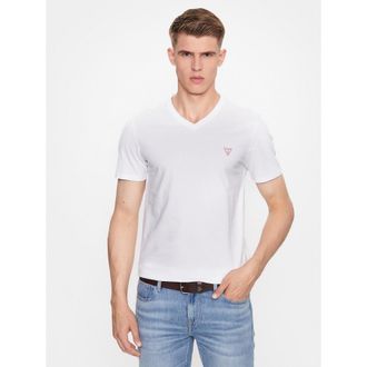 Guess T-Shirt M2YI37 I3Z14 Wei&szlig; Slim Fit