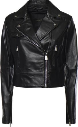Pinko Pinko, Femme, Vestes, Noir, Taille: 40 FR Sensibile Veste de motard