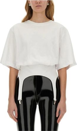Fiorucci Femme, Tops, Blanc, Taille: 36 FR T-Chemises