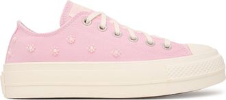 Converse Sneakers aus Stoff Converse Chuck Taylor All Star Lift Platform Beads A16108C Rosa