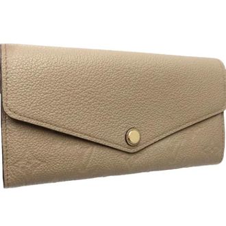 Louis Vuitton Pre-owned Leder Portemonnaie - - Pre-owned - Damen - Beige - ONE SIZE
