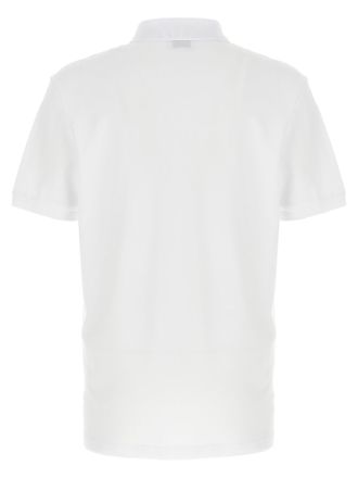 Moschino Mens White Cotton Polo Shirt