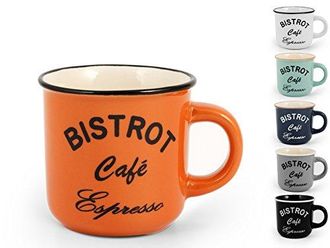 hOme Grès 6 tasses à café en stoneware bistrot sans plaque cc120