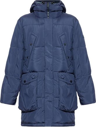 Paul Smith parka matelassée à capuche - Bleu