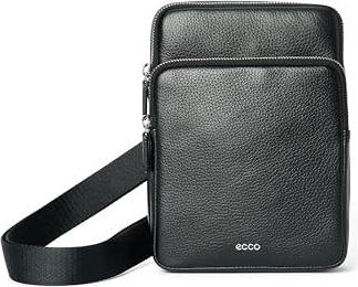 Ecco North South Pouch Crossbody Bag, Sac Mixte, Noir, Small