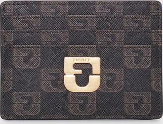 Gerard Darel Porte carte en toile enduite monogrammée - CARDHOLDER - Marron