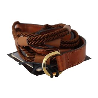 Ermanno Scervino Geflochtener Lederg&uuml;rtel - - Accessories - Damen - Braun - 90 CM