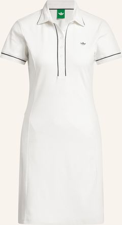 adidas Originals Adidas Originals Piqu&eacute;-Polokleid Originals weiss