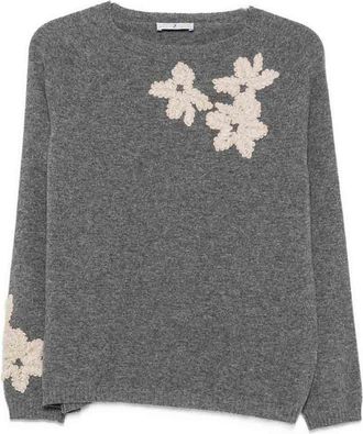 Whyci Pull Col Rond - Gris