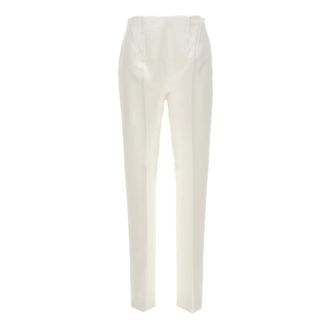 Sportmax Femme, Pantalons, Blanc, Taille: 34 FR Netto Pantalons