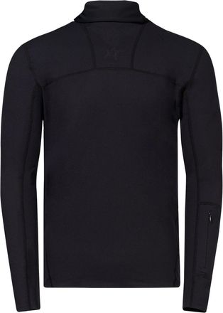 Perfect Moment Skioberteil mit Logo-Print - Schwarz