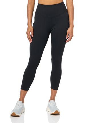 Danskin Damen Super Sculpt Crosstrain Crop Leggings, Schwarzsalz, M