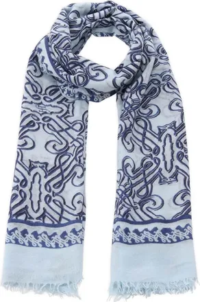 Friendly Hunting Tücher & Schals - Schal aus Kaschmir - Gr. unisize - in Blau - für Damen