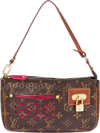 Louis Vuitton Crossbody Bags - Louis Vuitton Limited Perforated Monogram Pochette - Gr. unisize - in Braun - f&uuml;r Damen