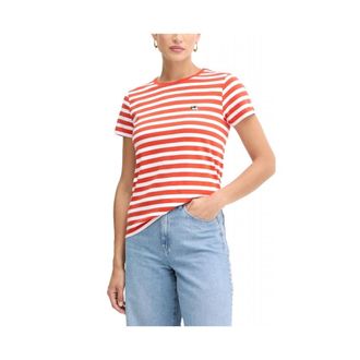Karl Lagerfeld Ikon Striped T-Shirt - - Tops - Damen - Mehrfarbig - L