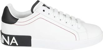 Dolce & Gabbana Homme, Chaussures, Blanc, Taille: 43 EU Portofino Baskets