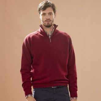 Bexley Kenneth - Pull homme rouge sombre