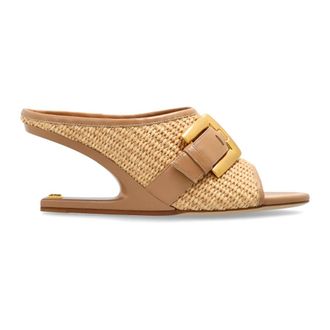 Balmain Anthem Wedge Sandalen - - Shoes - Damen - Beige - 36 EU