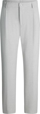 Strellson Herren Anzughose mit Bundfalten - - Trousers - Herren - Grau - 2XL