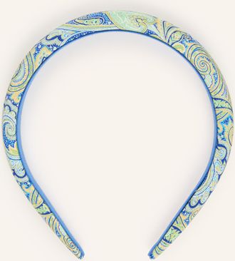 Etro Etro Haarreif Aus Seide blau