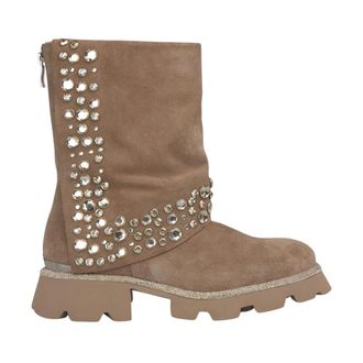 Alma En Pena Bootie mit Nietensohle Track - - Shoes - Damen - Beige - 39 EU