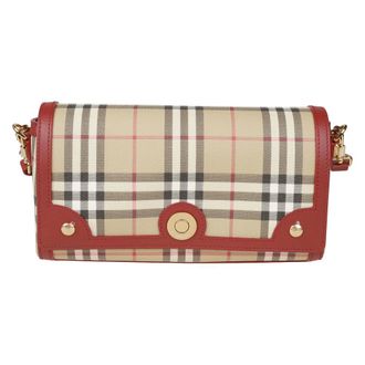 Burberry Femme, Sacs, Beige, Taille: ONE Size Note Handbag
