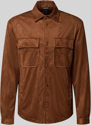 Antony Morato Regular Fit Hemdjacke in Leder-Optik Modell Dakar