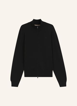 HUGO BOSS Strickjacke Upalano-L Regular Fit schwarz