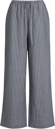 Object Pantalon droit &agrave; rayures en coton