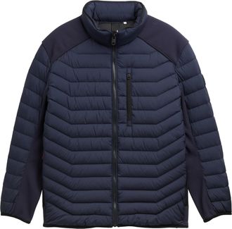 Tom Tailor Herren 1048164 Plussize Plus Size-Hybrid Lightweight Steppjacke mit Stehkragen, 10668-Sky Captain Blue, 3XL