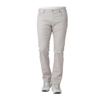 Jacob Cohen Homme, Pantalons, Beige, Taille: W36 Jeans Bard Slim Confortable en Coton