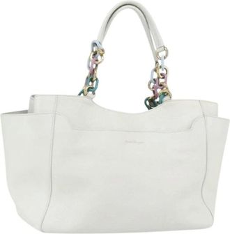 Ferragamo Damen, Pre-Owned, Wei&szlig;, ONE SIZEGr&ouml;&szlig;e