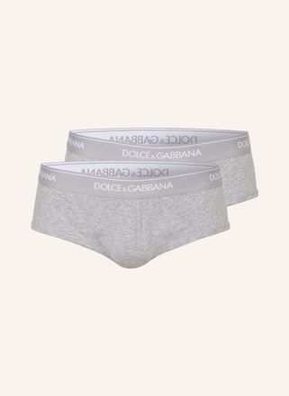 Dolce & Gabbana 2er-Pack Slips grau