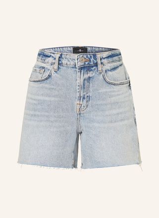 7 For All Mankind Jeansshorts Monroe blau