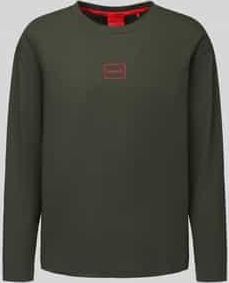 HUGO BOSS Regular Fit Langarmshirt aus Baumwoll-MIx Modell Laze Longsleeve