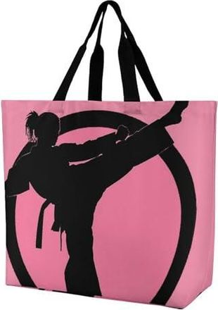 Generic Conception De Taekwond Sac Fourre Tout D&eacute;contract&eacute; Sacs Grand Sac Courses Pour Voyage Travail Shopping