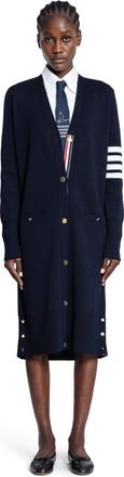Thom Browne 4-Bar Long Cardigan in Merino Wool