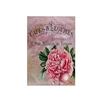 3D Rose French Vintage Pink Pfingstrose Botanical Hand-/Sport-Handtuch, 38 x 55 cm, Mehrfarbig